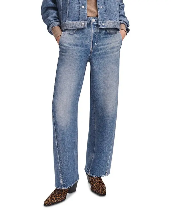 Rag & Bone Rb Miramar Mallow High Rise Pull On Jeans - Sutton