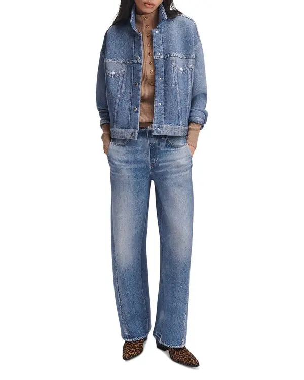 Rag & Bone Rb Miramar Mallow High Rise Pull On Jeans