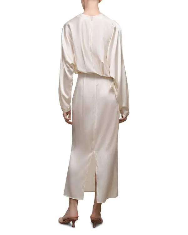 Staud Phoebe Silk Stretch Maxi Dress