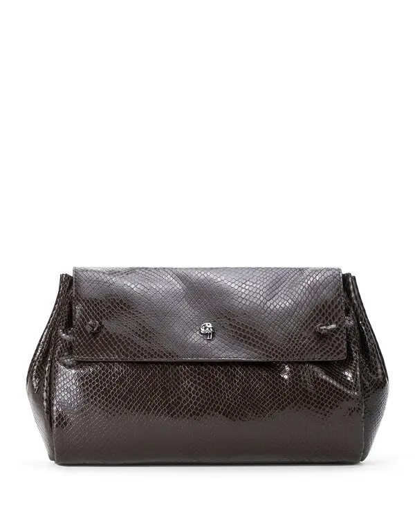 Staud Cy Embossed Leather Bag