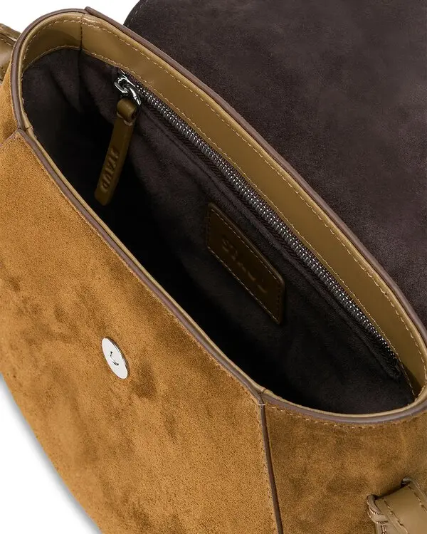 Staud Bella Suede Saddle Bag