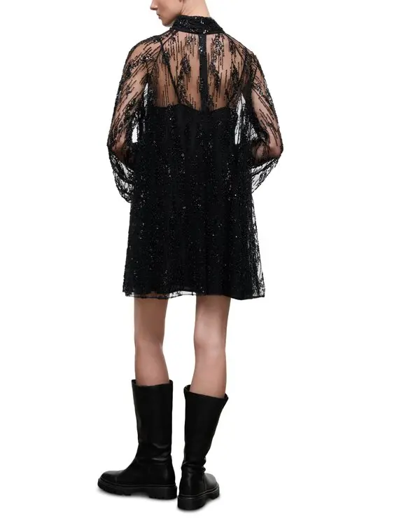 Staud Esther Embellished Mini Dress