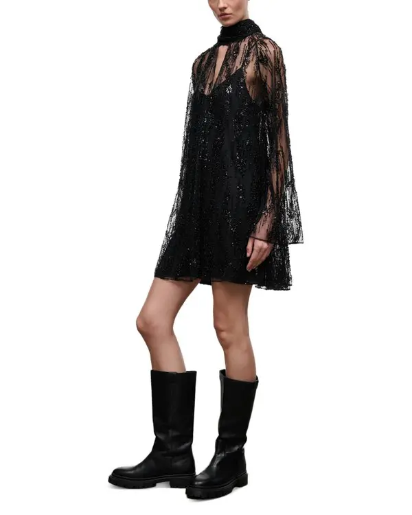 Staud Esther Embellished Mini Dress