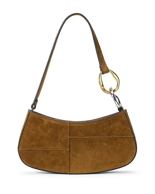 Staud Ollie Shoulder Bag - Cigar Patch