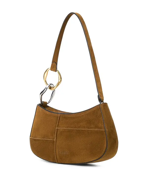 Staud Ollie Shoulder Bag - Cigar Patch
