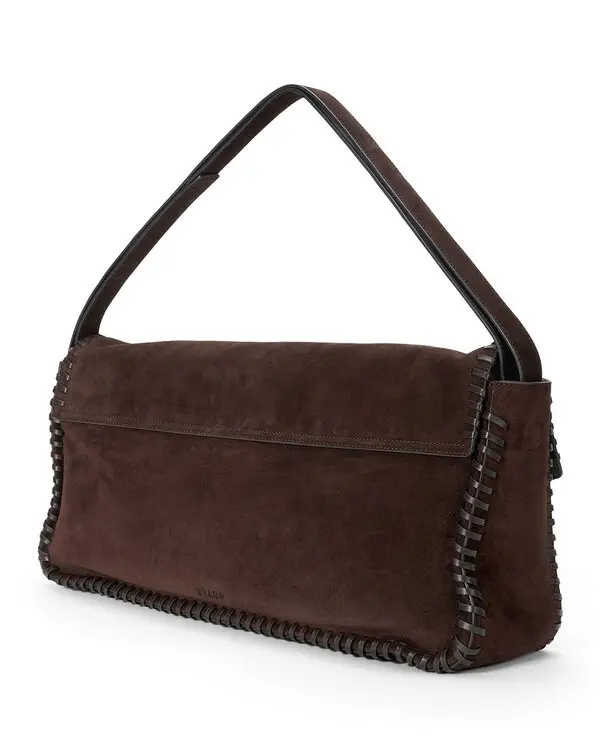 Staud Harlow Suede Messenger Bag