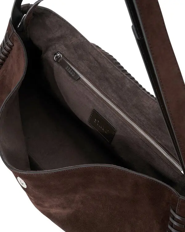 Staud Harlow Suede Messenger Bag