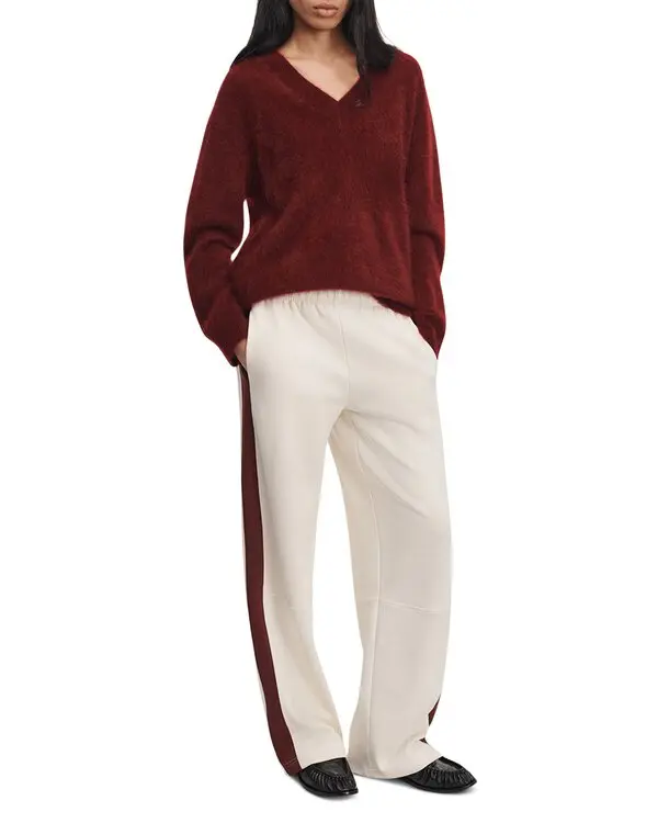 Rag & Bone The Everyday Terry Cotton Seamed Track Pants