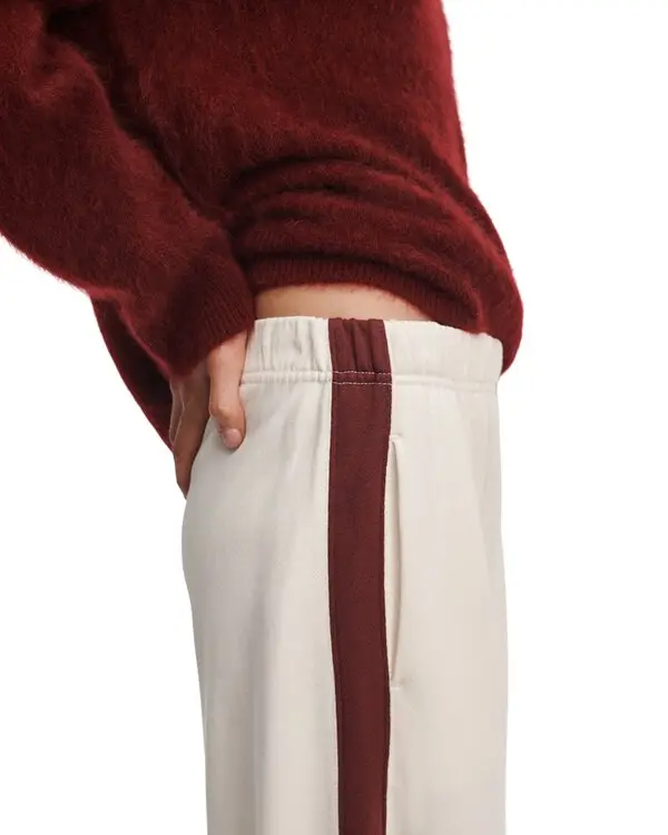 Rag & Bone The Everyday Terry Cotton Seamed Track Pants