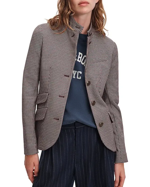 Rag & Bone Slade Ponte Jacquard Blazer