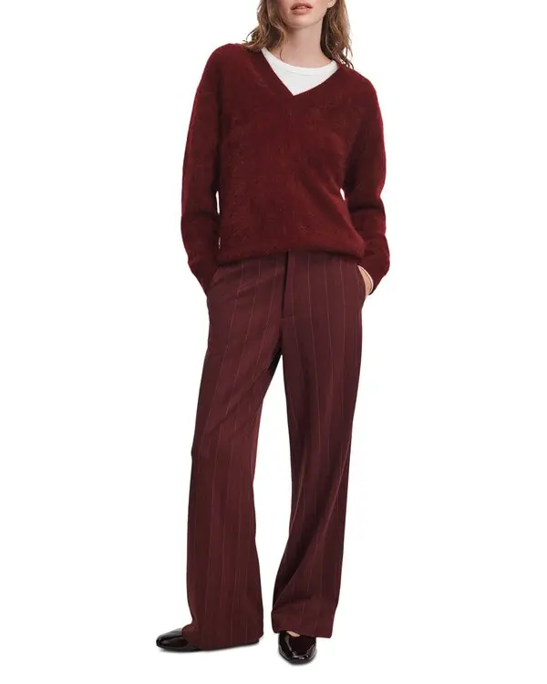 Rag & Bone Irina Ponte Jacquard Tailored Pants