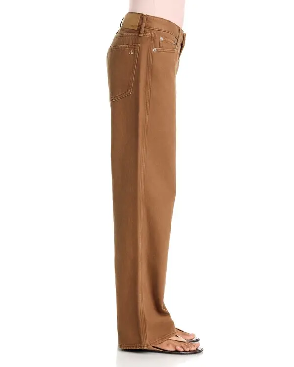 Rag & Bone Cam Low Rise Straight Jeans