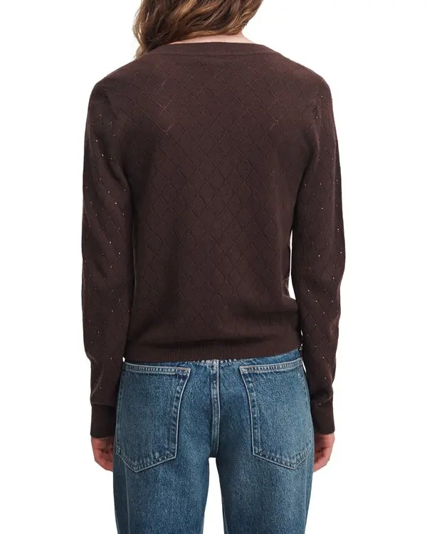 Rag & Bone Archie Cotton Cashmere Jewel Cardigan