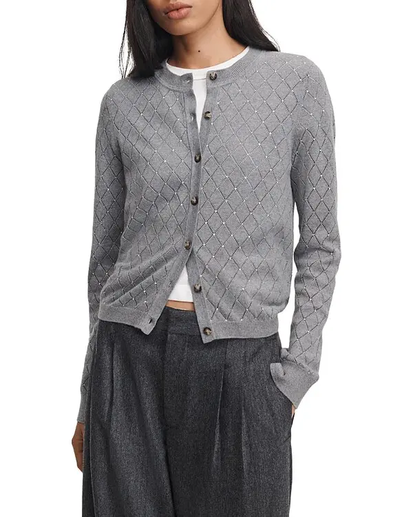 Rag & Bone Archie Cardigan - Heather Grey