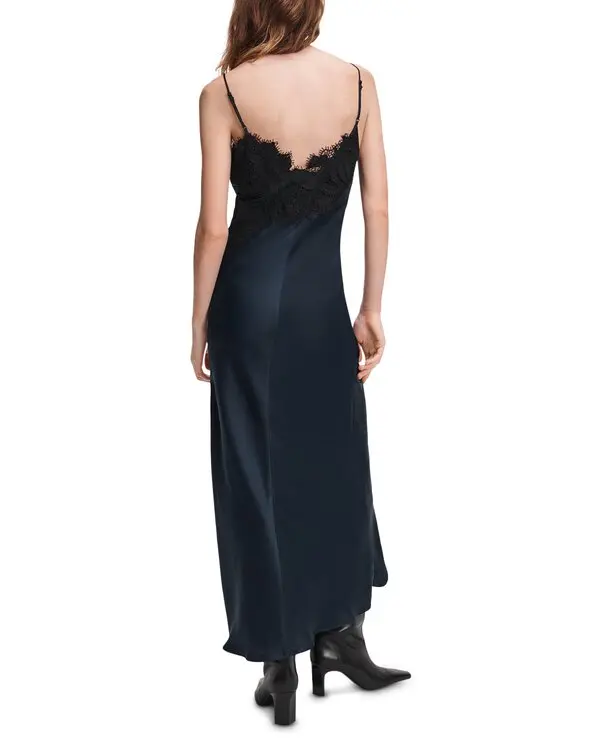 Rag & Bone Ariana Lace Trim Slip Dress