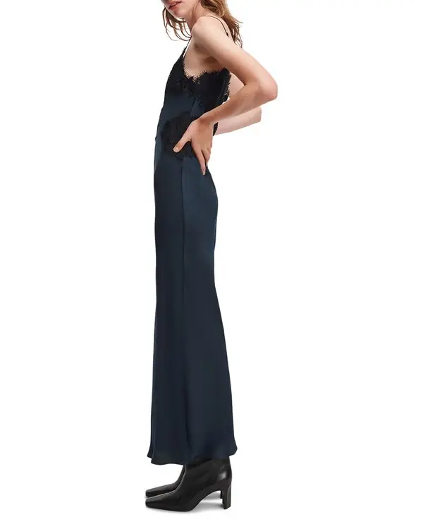 Rag & Bone Ariana Lace Trim Slip Dress