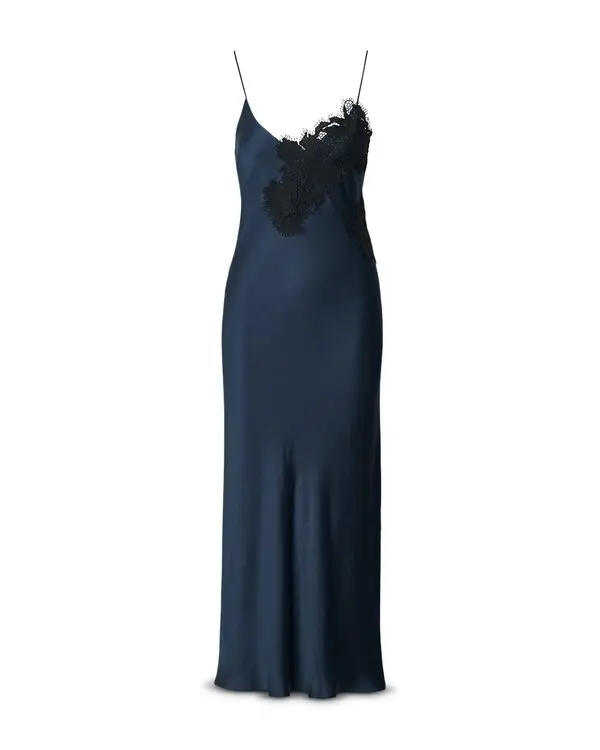 Rag & Bone Ariana Lace Trim Slip Dress
