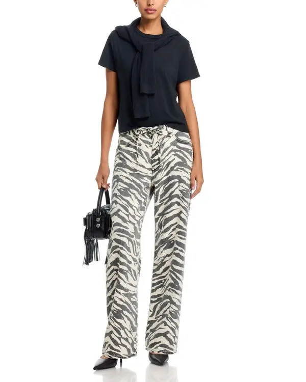 Rag & Bone Phoebe High Rise Featherweight Drawstring Jeans