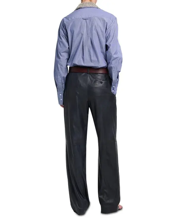 TWP Ivy Leather Pelat Front Pants