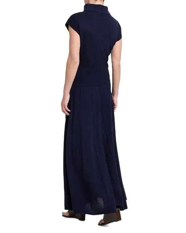 TWP Wool Seamed Maxi Skirt