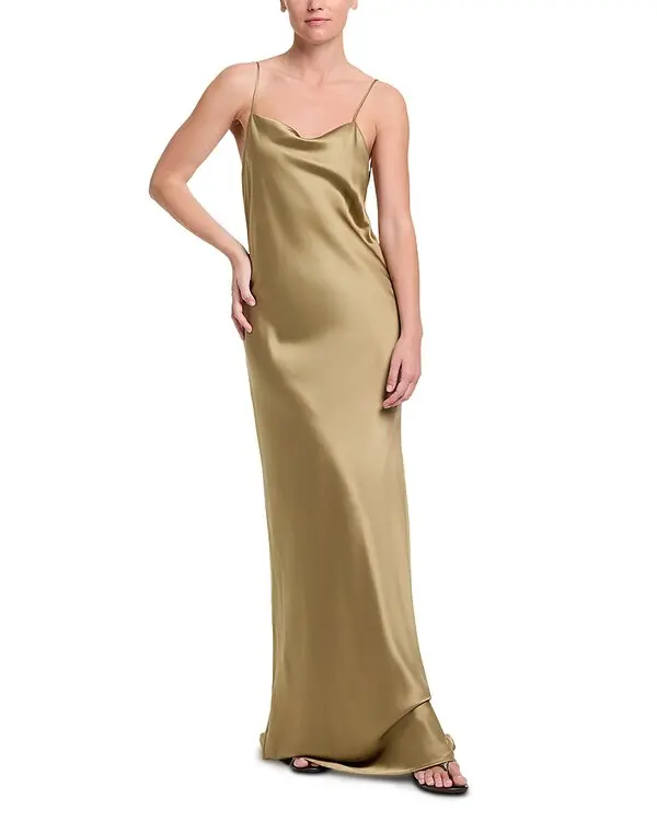 TWP Silk Scoop Back Slip Dress
