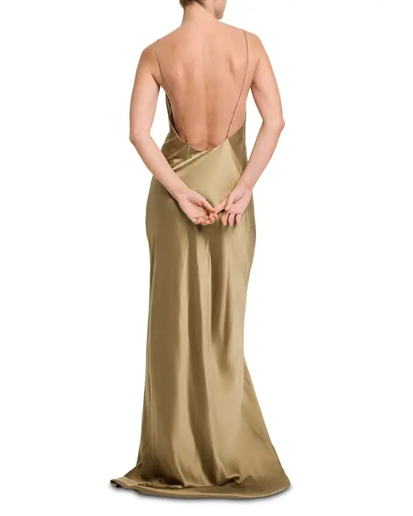 TWP Silk Scoop Back Slip Dress
