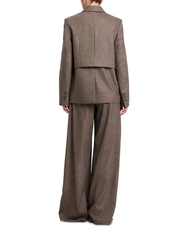 TWP Wool & Cashmere Layered Blazer