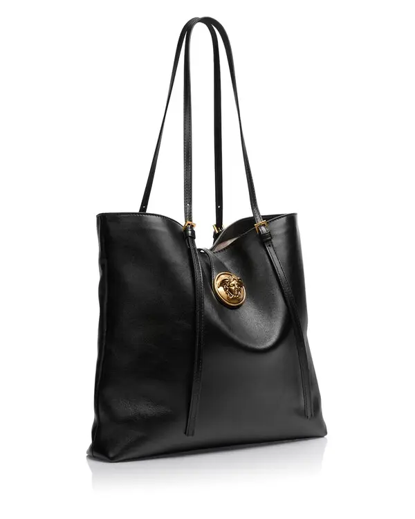 Versace Small Leather Tote Bag