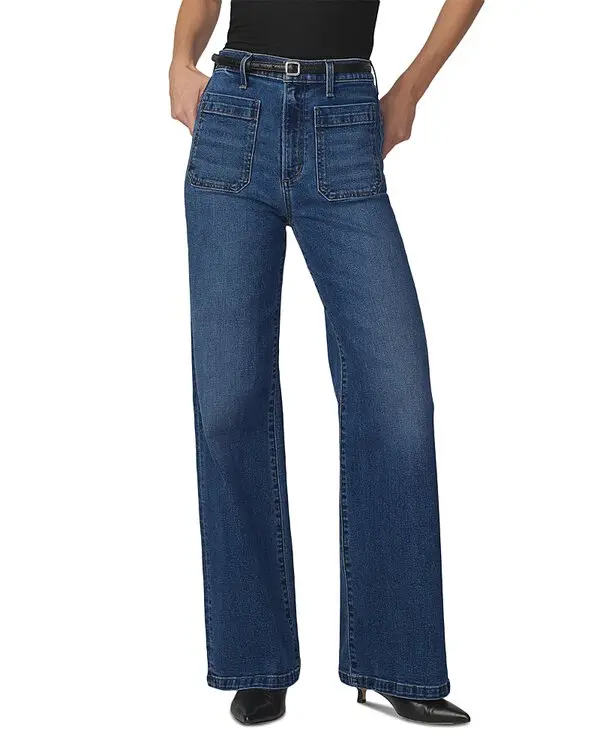 Joe's Jeans The Mia Patch Pocket High Rise Wide Leg Jeans