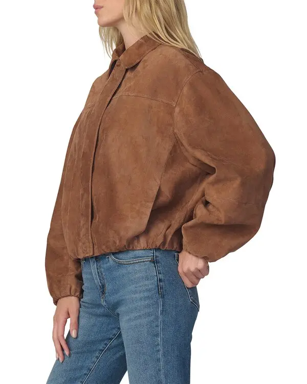 Joe's Jeans The Bella Suede Bomber Jacket