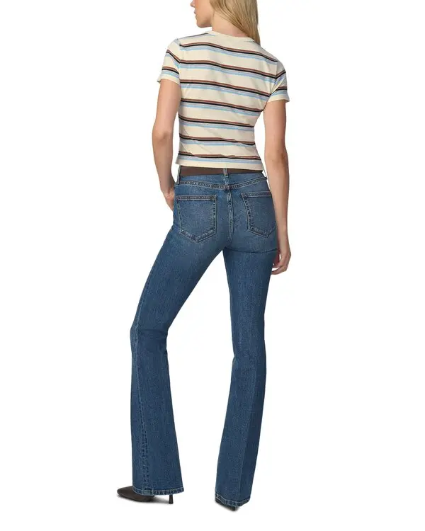 Joe's Jeans The Cotton Stretch Striped Baby Tee