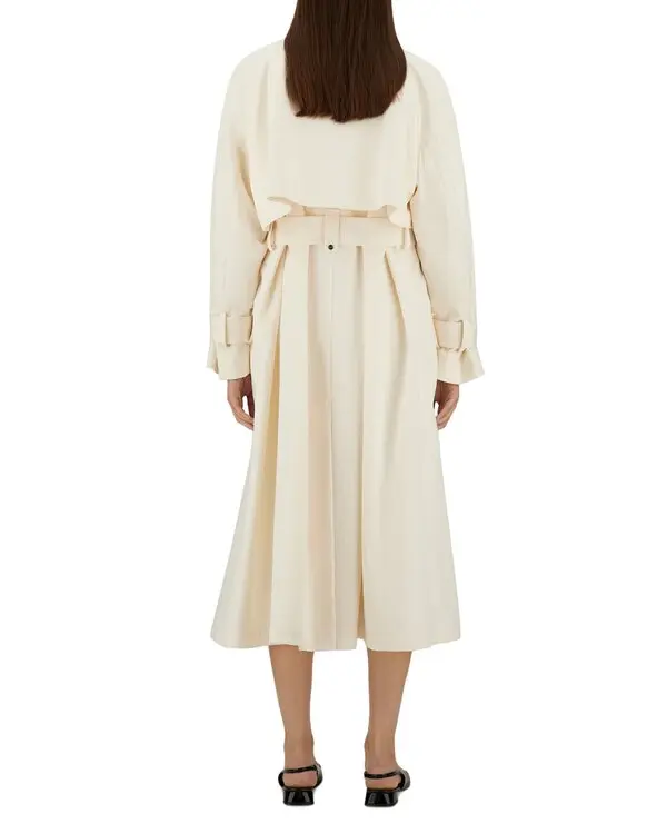 Herno Crinkled Belted Trench Coat