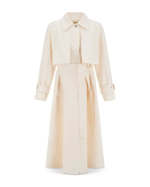 Herno Crinkled Belted Trench Coat
