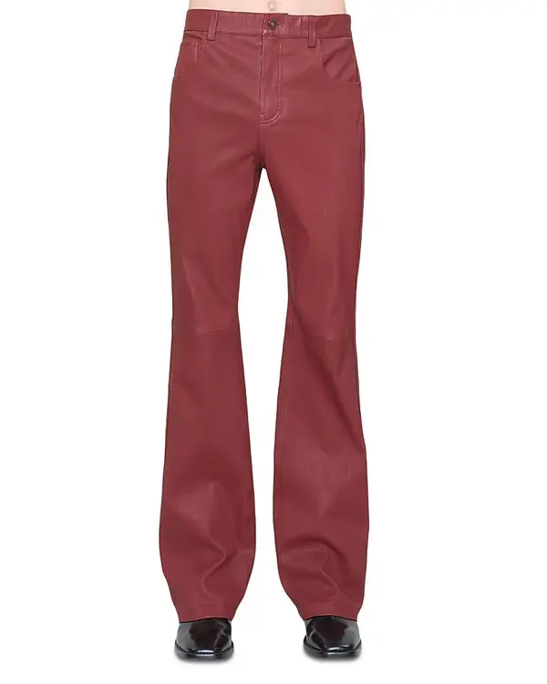 Amiri Vintage Cut Leather Pants