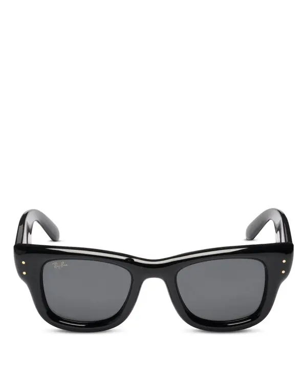 Ray-ban Wayfarer Puffer Square Sunglasses, 50mm