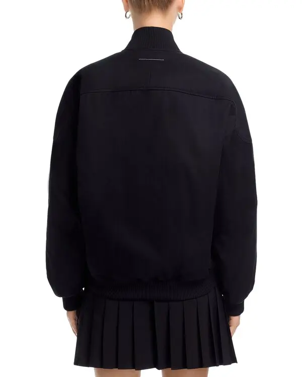MAISON MARGIELA Zip Front Cotton Jacket