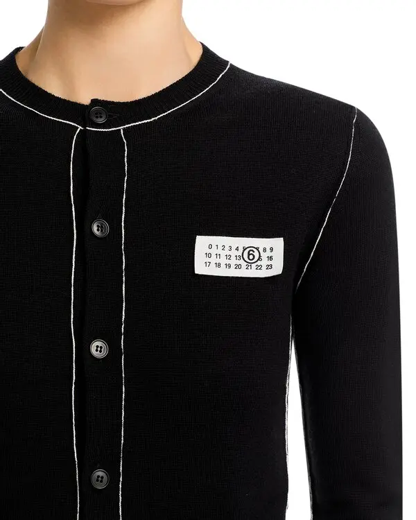 MAISON MARGIELA Wool Blend Cardigan Sweater