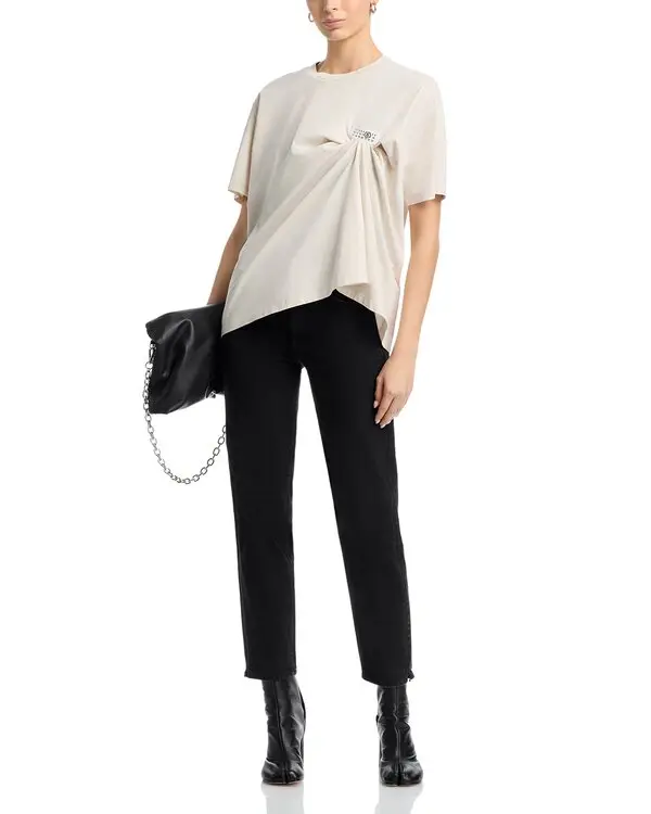 MAISON MARGIELA Cotton Straight Leg Jeans