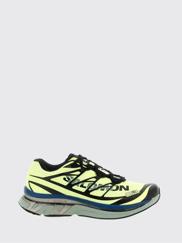 MM6 MAISON MARGIELA X SALOMON Collaboration Lace-up Sneakers In Technical Mesh - Yellow