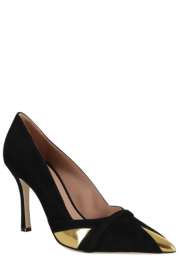 MALONE SOULIERS 100mm Contrasting-panel Pumps