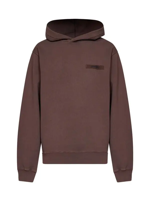 Jacquemus Brown The Gros Grain Hoodie
