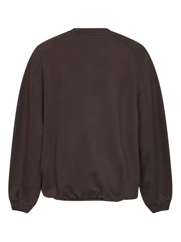 Jacquemus Brown Cotton The Montaigne Crewneck Sweatshirt