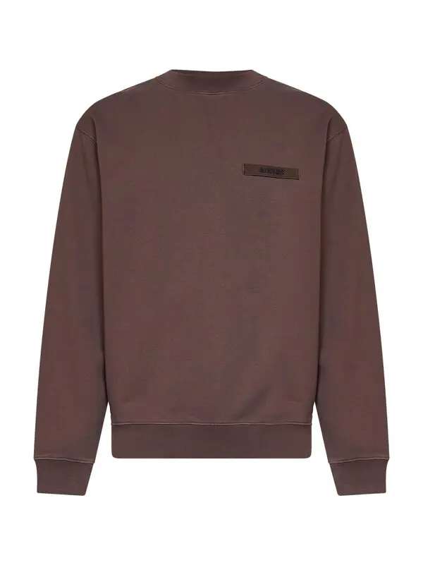 Jacquemus Brown Organic Cotton Fleece The Gros Grain Sweatshirt - Multicolor