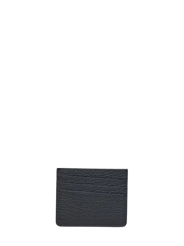 MAISON MARGIELA Black Four Stitches Card Holder - Multicolor