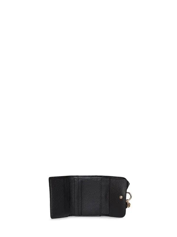 Chloé Black Alphabet Small Trifold Wallet - Multicolor