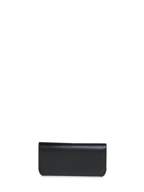 Fendi Black Leather Way Continental Wallet - Multicolor