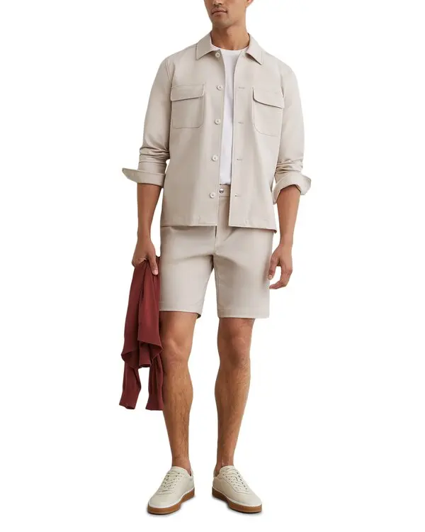 REISS Drill 9 Shorts - Stone