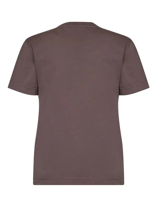 Jacquemus Short-sleeve T-shirt With Embroidered Grosgrain Logo - Multicolor