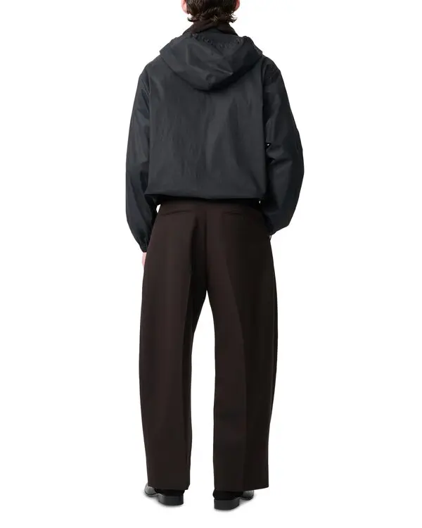 Studio Nicholson Cotton Drawstring Hood Zip Jacket