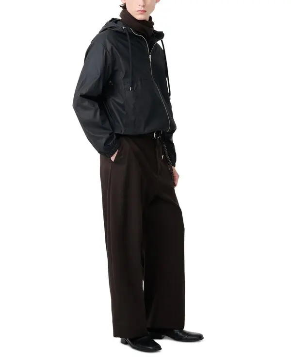 Studio Nicholson Cotton Drawstring Hood Zip Jacket